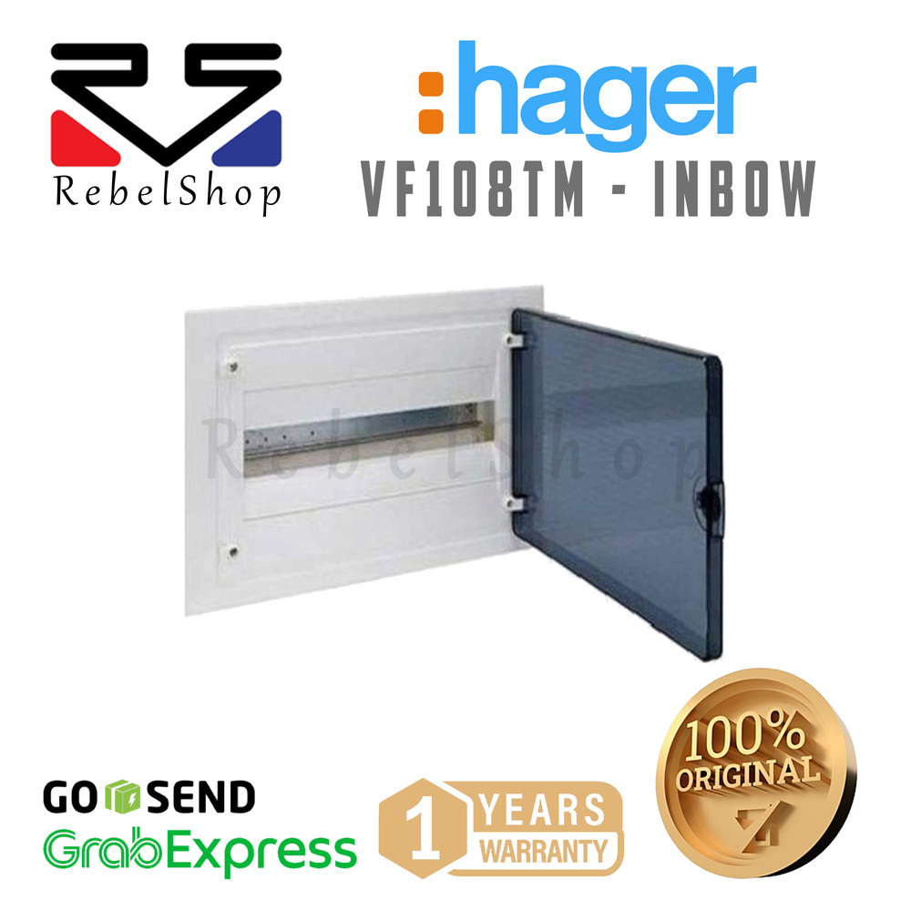 Jual Hager Kotak Box MCB Inbow Tanam VF108TM Plain 8 Modul / Group ...