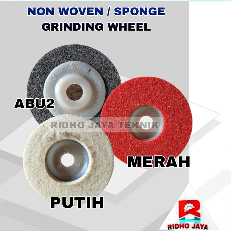 Jual Non Woven Poles Stainless 4" Inci Gerinda Sponge Poles Stainless ...