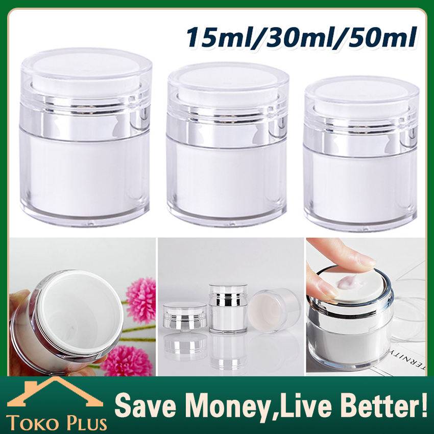 Jual Botol Lotion Airless pump Jar 15ml/30ml/50ml / Pot Jar Pump ...