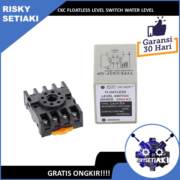Jual CKC FLOATLESS LEVEL SWITCH WATER LEVEL CONTROLLER C61F-GP AC 220V | Shopee Indonesia