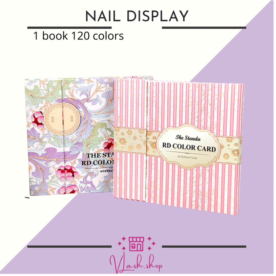 Jual NAIL BOOK DISPLAY 120 COLOR CHART | Shopee Indonesia