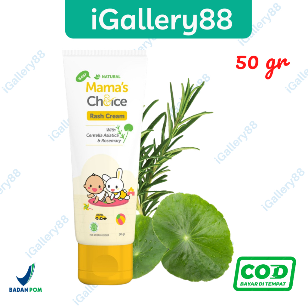 Jual Mama's Choice Baby Rash Cream Krim Ruam Popok Bayi 50gr | Shopee ...