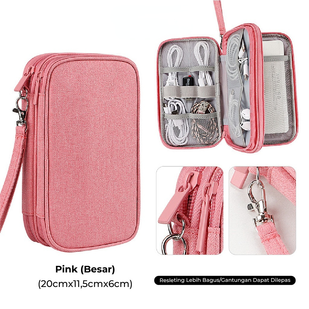 Jual MOMODA TAS HANDPHONE / TAS POWER BANK/TRAVEL ORGANIZER/Pouch HP ...