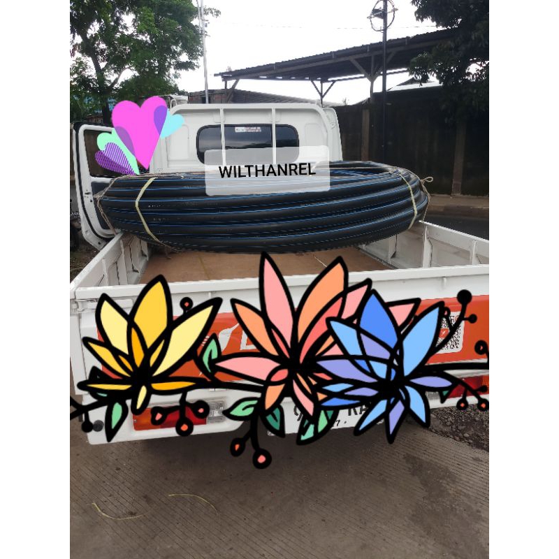 Jual pipa hdpe pn10 2" 1 roll 50 meter. tersedia pn10, pn12.5, pn16 ...