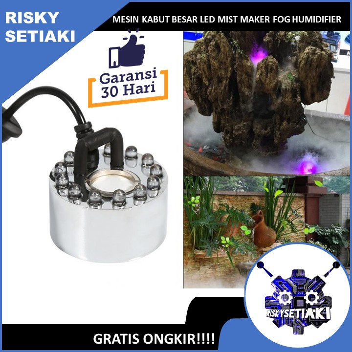 Jual MESIN KABUT BESAR LED MIST MAKER FOG HUMIDIFIER ULTRASONIC ...