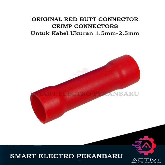 Jual ORIGINAL RED BUTT Terminal Insulated Cable Konektor Sambungan ...
