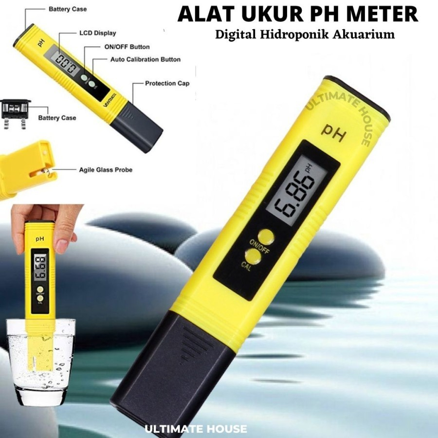 Jual PH Meter PH Digital Tester ph ukur alat mengukur keasaman cairan ...