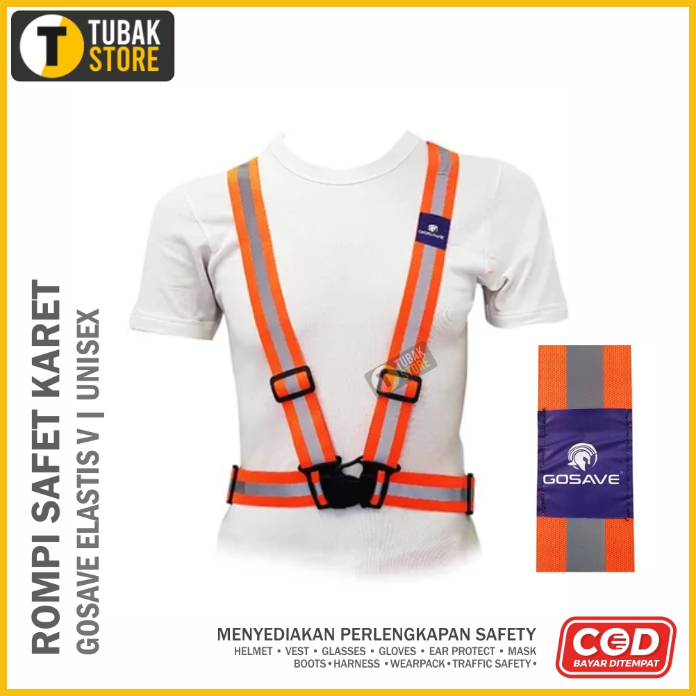 Jual ROMPI SAFETY KARET ELASTIS V GOSAVE ROMPI KERJA | Shopee Indonesia
