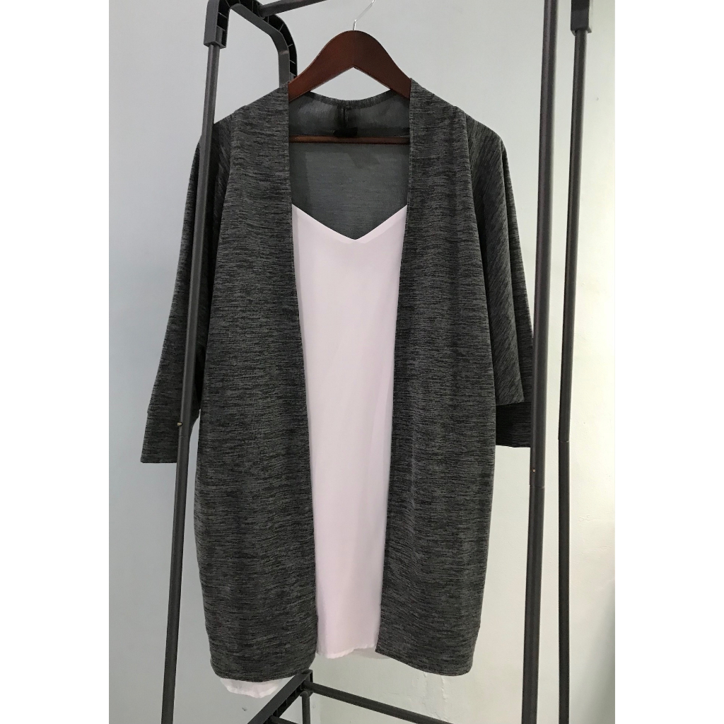 Jual Oversize Cardigan (Free Long Inner) | Shopee Indonesia