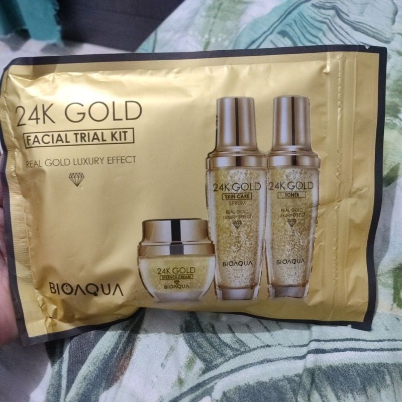 Jual Bioaqua 24K gold trial kit | Shopee Indonesia