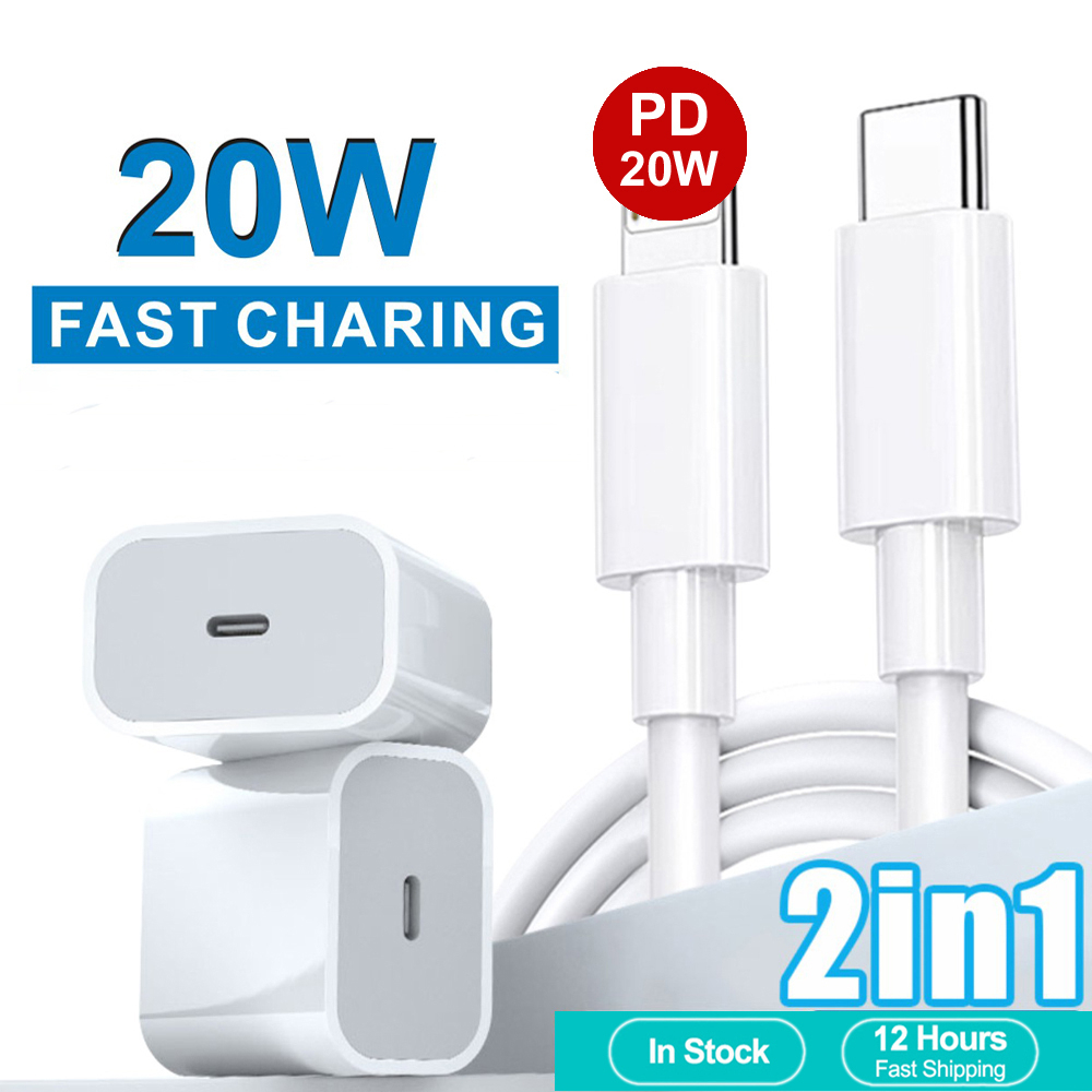 Jual CHARGER ADAPTER 5W 18W 20W 25W 35W USB A USB C LIGHTNING ADAPTOR | Shopee Indonesia
