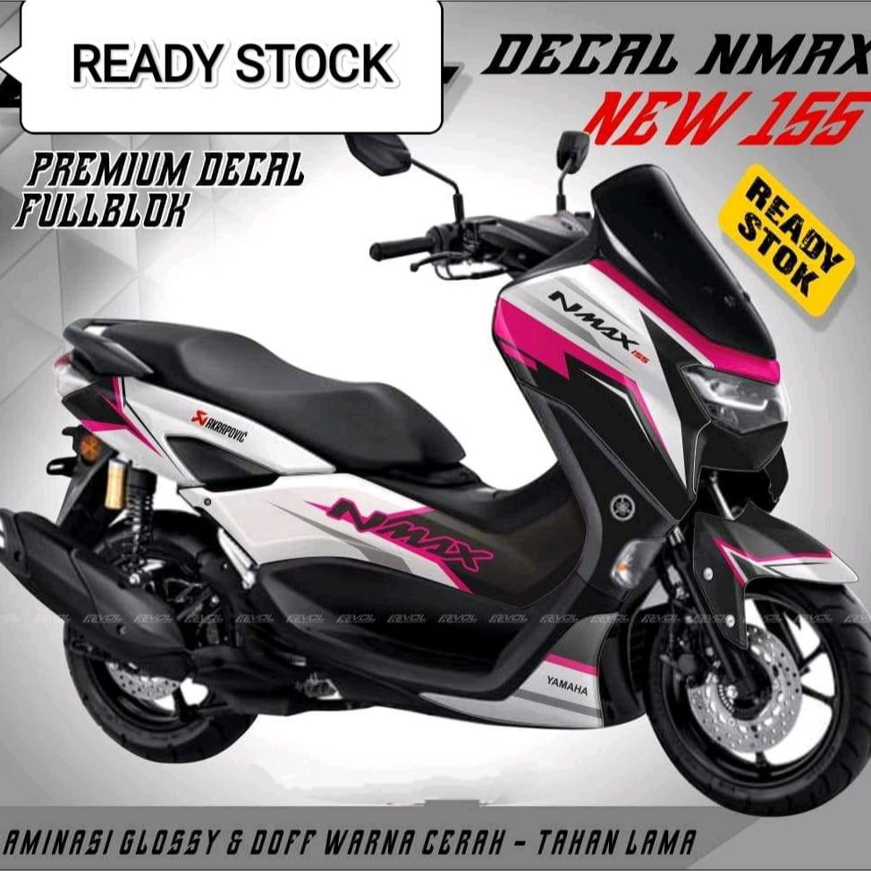 Jual sticker nmax new full body striping nmax 155 new connected decal ...