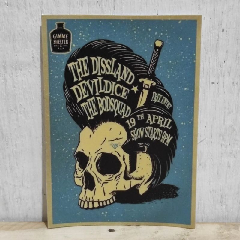 Jual Stiker SUPERMAN IS DEAD (Bahan Vinyl) SID Edisi GIGS, RecordStore ...