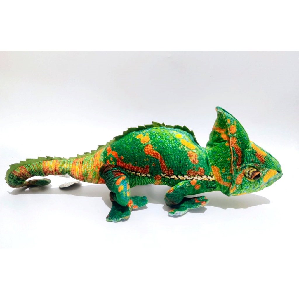 Jual Boneka Chameleon Wild Graphy Chameleon Original Plush Realistic ...