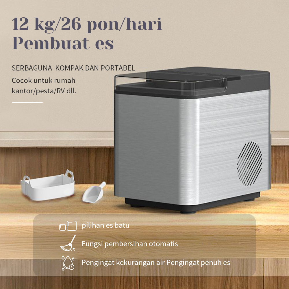 Jual NEW! TATAJOY HICON ICE MAKERS MACHINE MESIN ES BATU STAINLESS ...