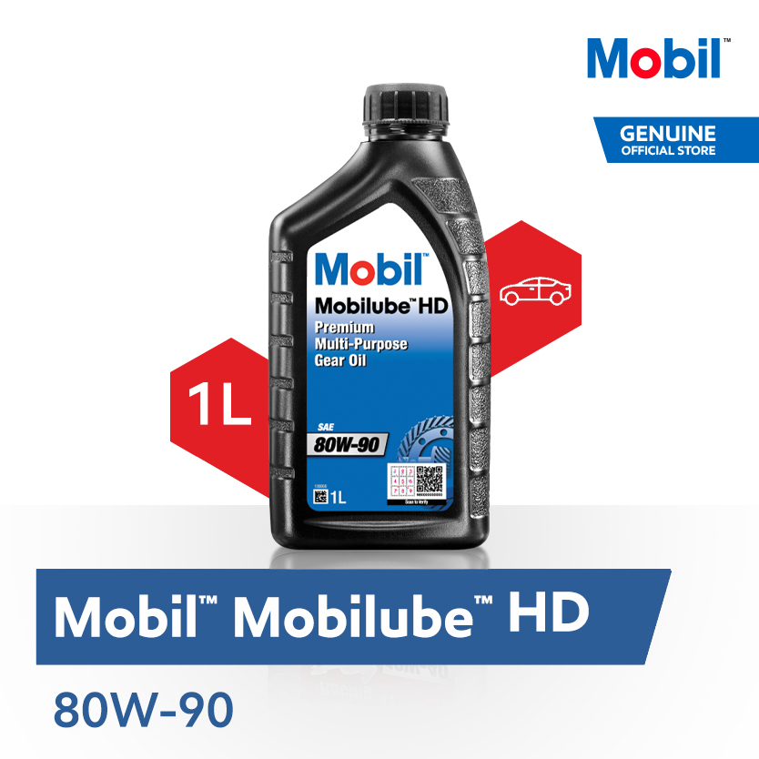 Jual Heavy Duty Automotive Gear Oil - Mobilube HD 80W-90 (1 liter ...