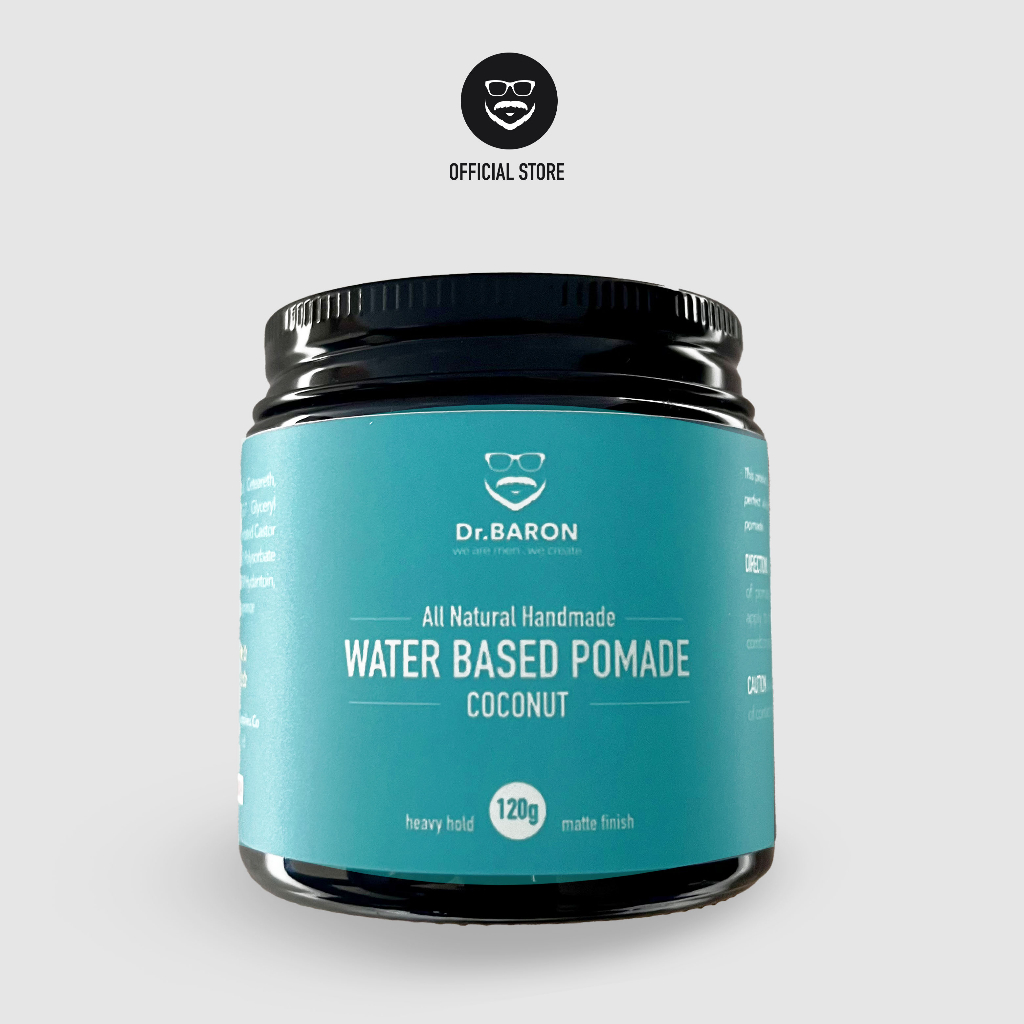 Jual Dr.BARON Premium Waterbased Coconut Pomade 120g for Men’s Hair ...