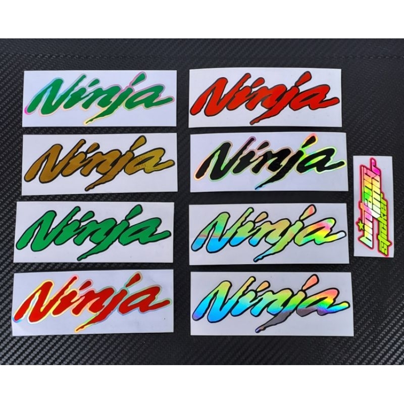 Jual STICKER STIKER TULISAN NINJA CUTTING | Shopee Indonesia