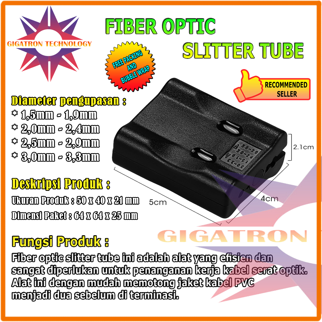 Jual Fiber Optical Slitter Tube / Sliter Tube Pengupas Kabel Fiber ...