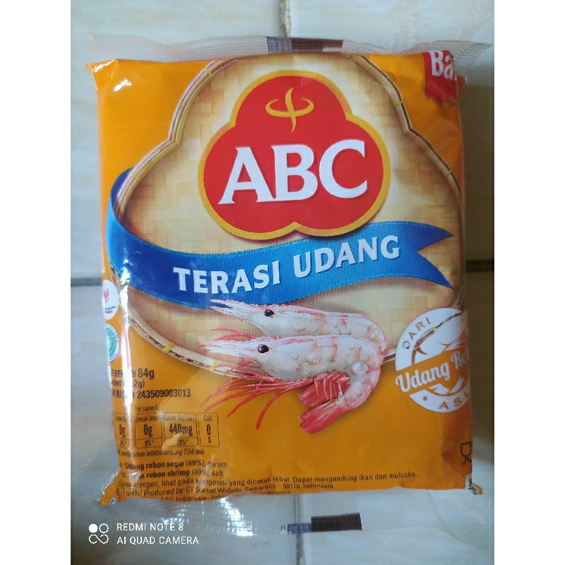 Jual Terasi Udang abc (20 sachet @4.2g) | Shopee Indonesia