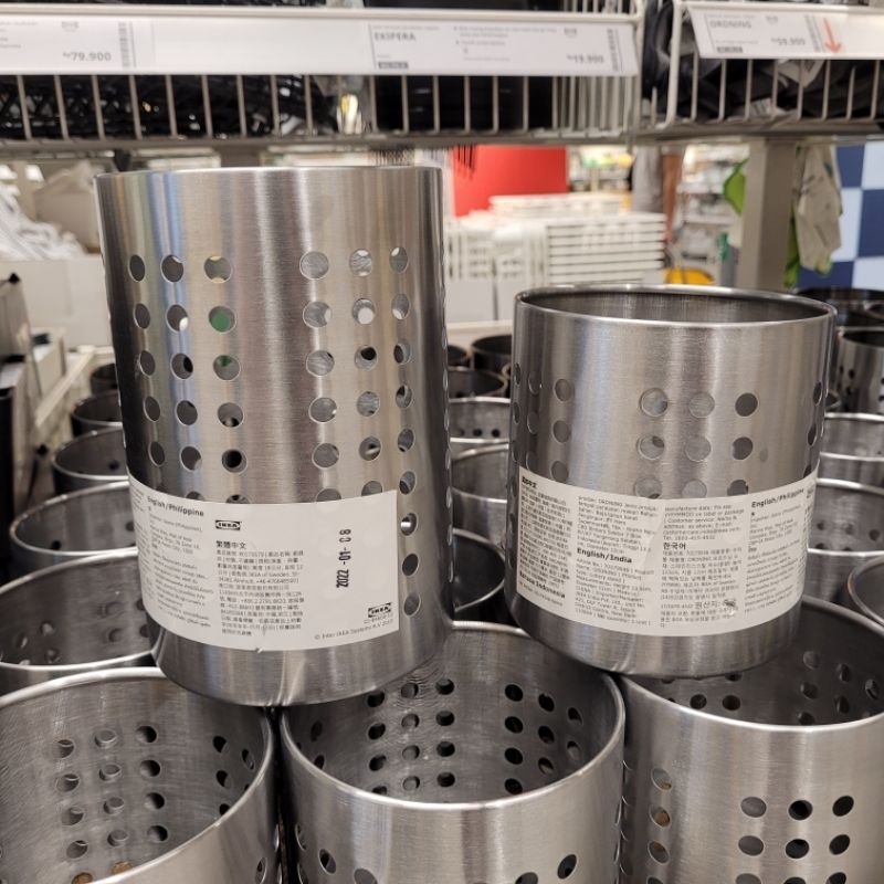 Jual ORDNING Tempat Sendok Stainless Tempat Penyimpanan Alat Masak ...
