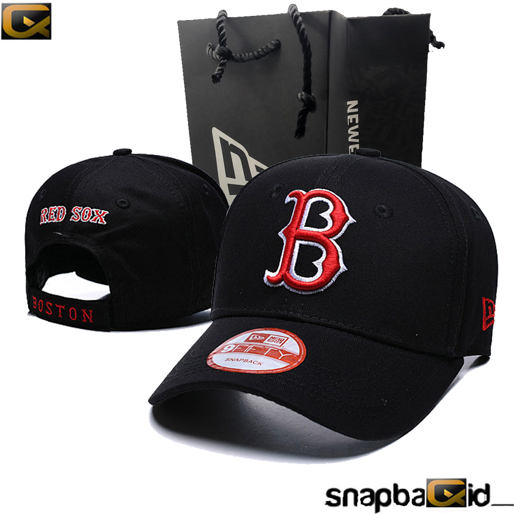 Jual Topi Boston Red Sox Black Red Velcro Premium Import CX | Shopee ...