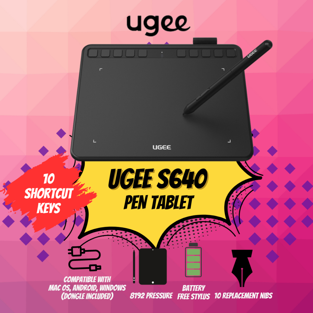 Jual Ugee Drawing Tablet S640 | Shopee Indonesia