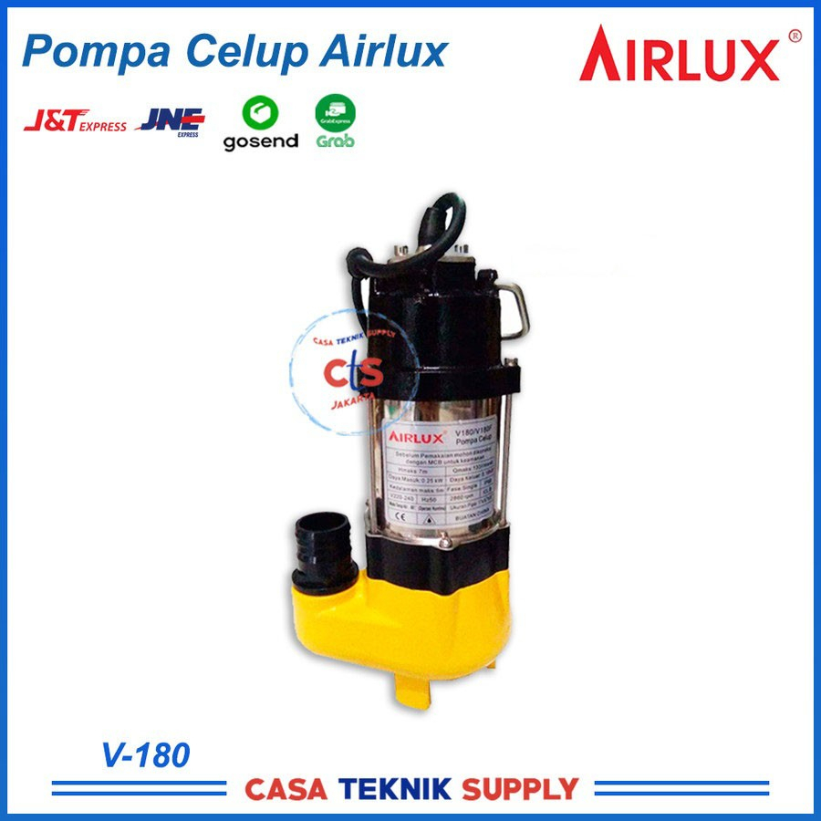 Jual Pompa celup air kotor Pompa celup air keruh AIRLUX V180 180W 220V ...
