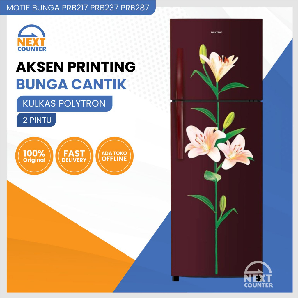 Jual KULKAS 2 PINTU POLYTRON BELLEZA PRB 217 / PRB 237 / PRB 287 ...