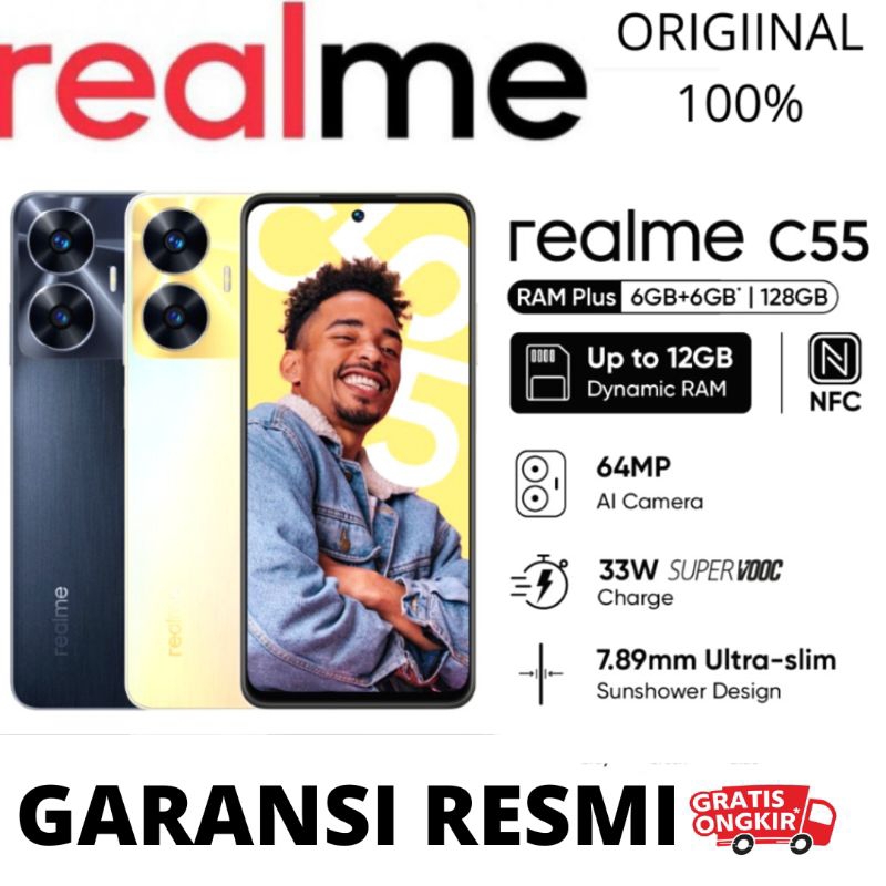 Jual REALME C55 RAM 6/128GB & 8/256GB GARANSI RESMI | Shopee Indonesia