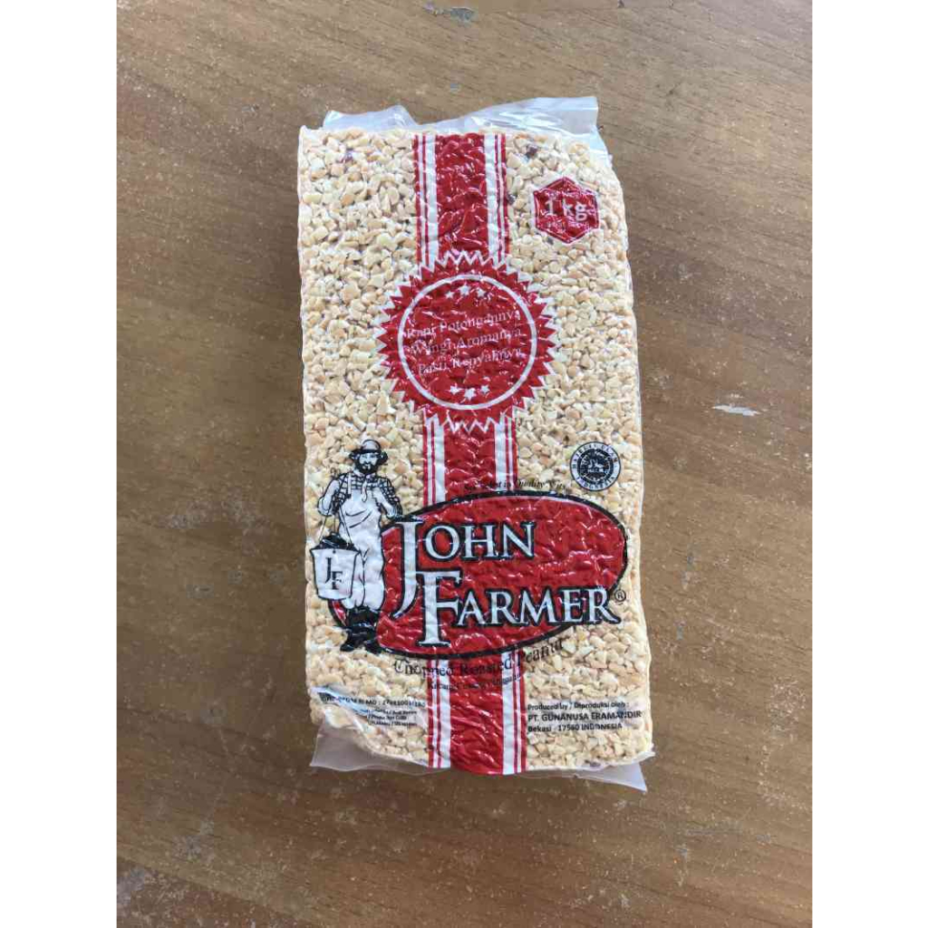 Jual John Farmer - Chopped Roasted Peanut - Kacang Sangrai 1kg | Shopee ...