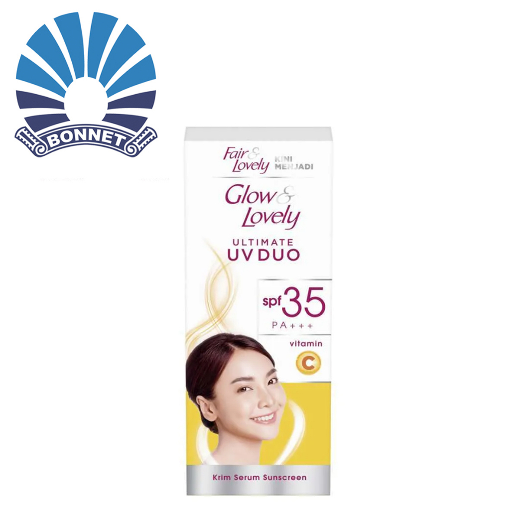 Jual Glow & Lovely Ultimate UV Duo Krim Serum Vit C Sunscreen SPF 35 PA+++ 40g 8999999589417 ...