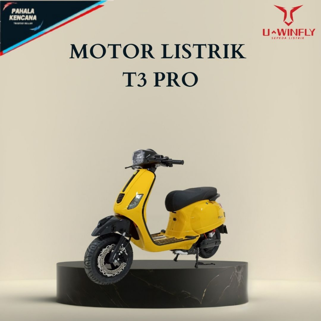 Jual Sepeda Motor Listrik Vespa Listrik T3 Pro Uwinfly T 3 Pro Uwinfly Terbaru Garansi Resmi ...
