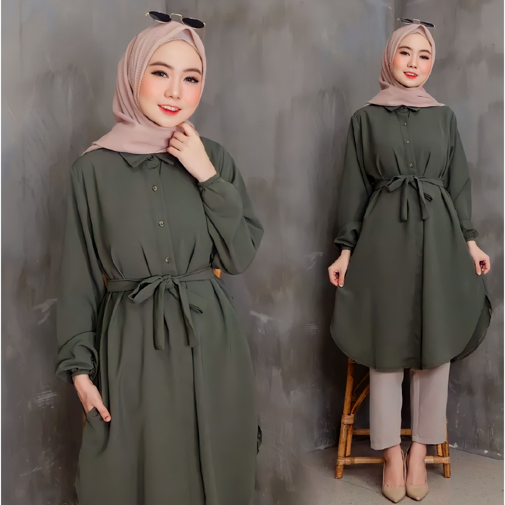 Jual Baju tunik wanita simple Tunik Wanita Jumbo /Tunik rempel model ...