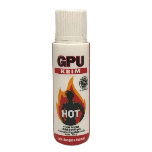 Jual GPU Hot Cream 120G Krim Salep Minyak Urut Otot Sendi Balsem ...