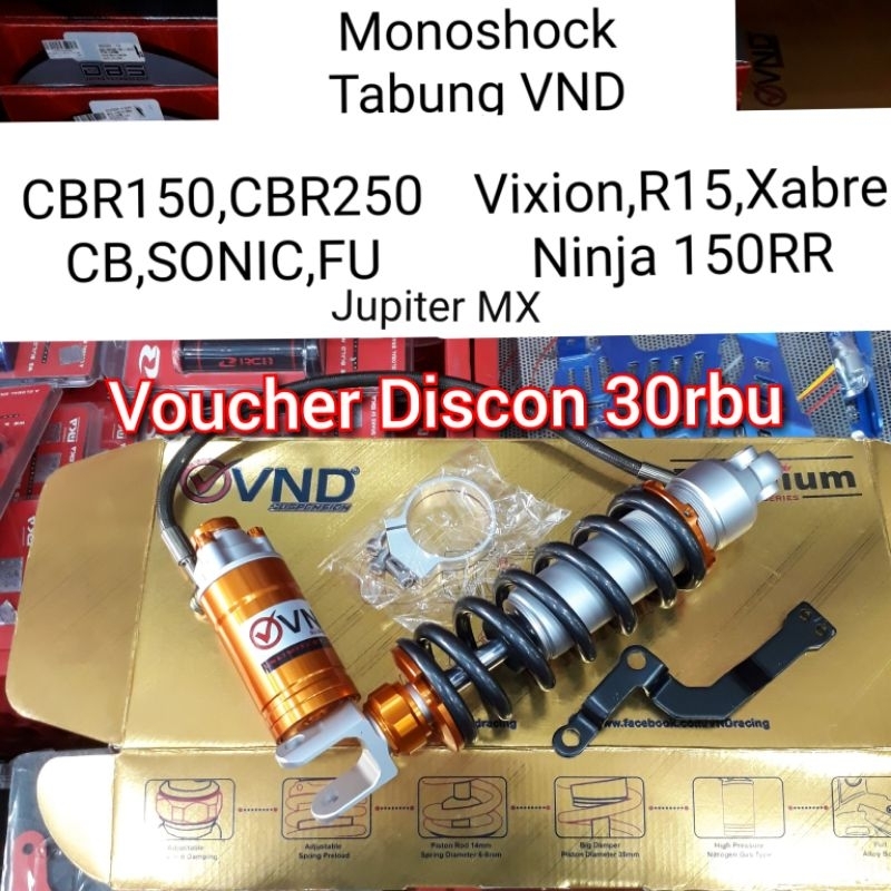 Jual Mono Shock VND CBR 150 Facelift k45g k45n R15 v3 v2 v1 Vixion ...