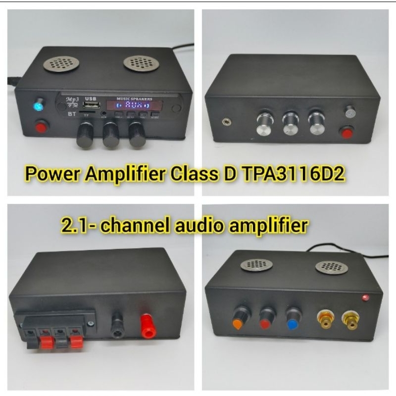 Jual Ampli Mini amplifer Subwoofer Stereo 2.1 2x50W+100W Bluetooth ...