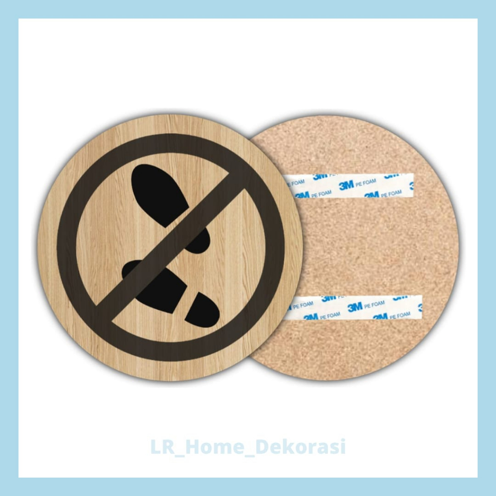 Jual Sign "BATAS SUCI" | Papan Tanda "BATAS SUCI" Diameter 20cm ...