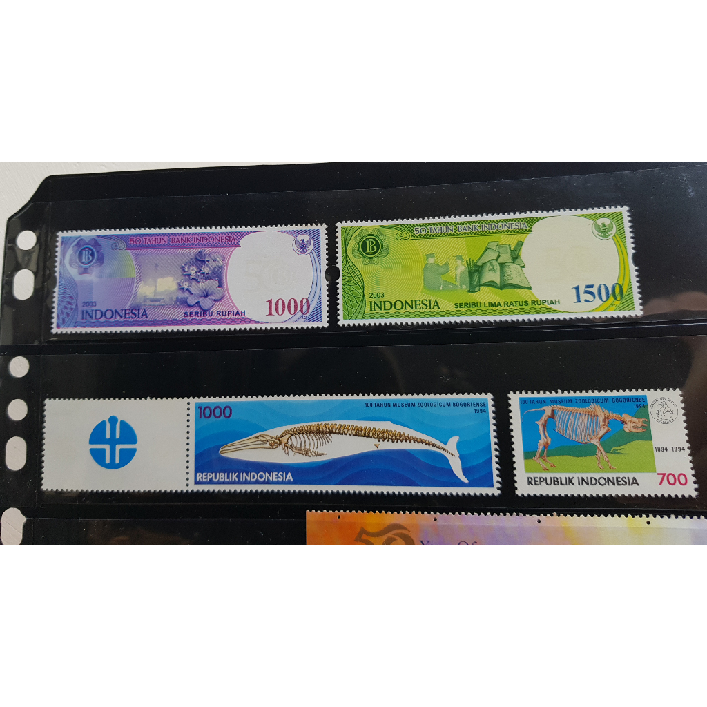 Jual Perangko Stamps Set Indonesia - 50 tahun Bank Indonesia - 100 ...