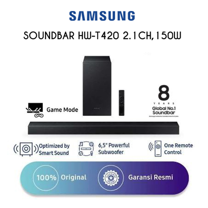 Jual Samsung HW T420 2.1ch Bluetooth Soundbar 150W RMS | Shopee Indonesia