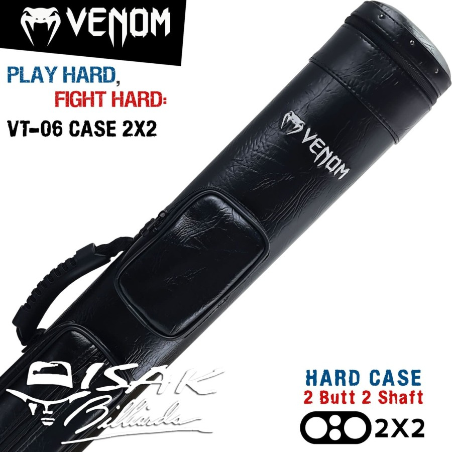Jual Venom 2x2 Case VT-06 - Tas Stick Hard Cue Sarung Stik Billiard ...