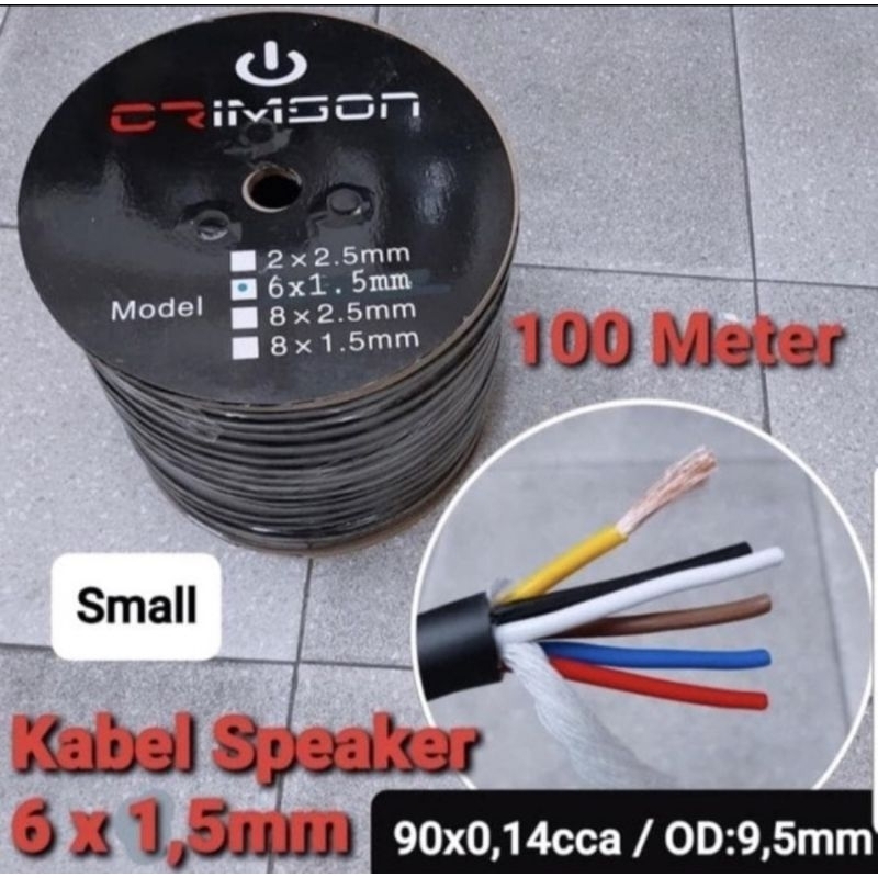 Jual Kabel Speaker isi 6 Crimson 6x1,5mm | Shopee Indonesia