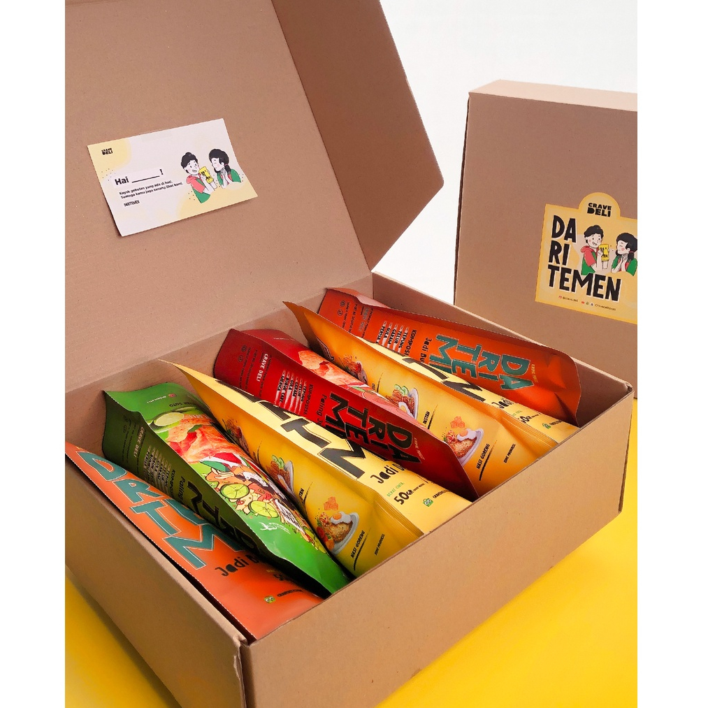 Jual Hampers Wisuda / Ultah Keripik Pangsit DARI TEMEN | Kripik Pangsit ...