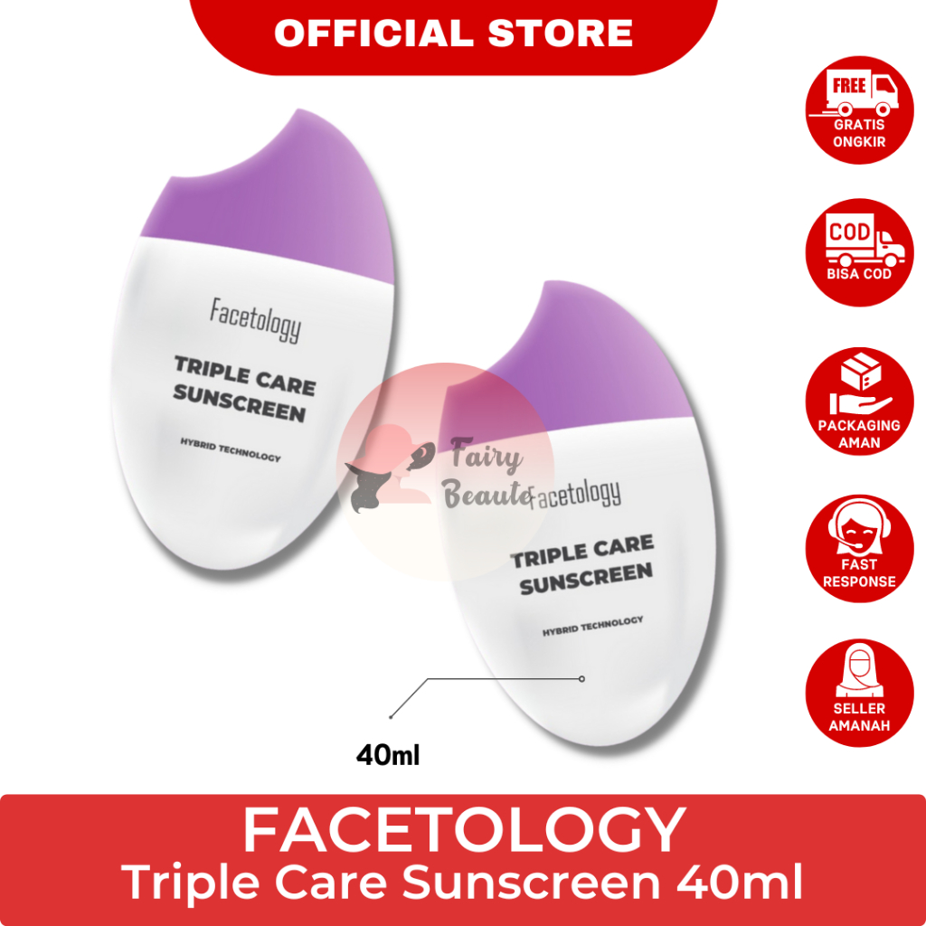 Jual FACETOLOGY TripleCare Triple Care Sunscreen Facetologi Suncreen ...