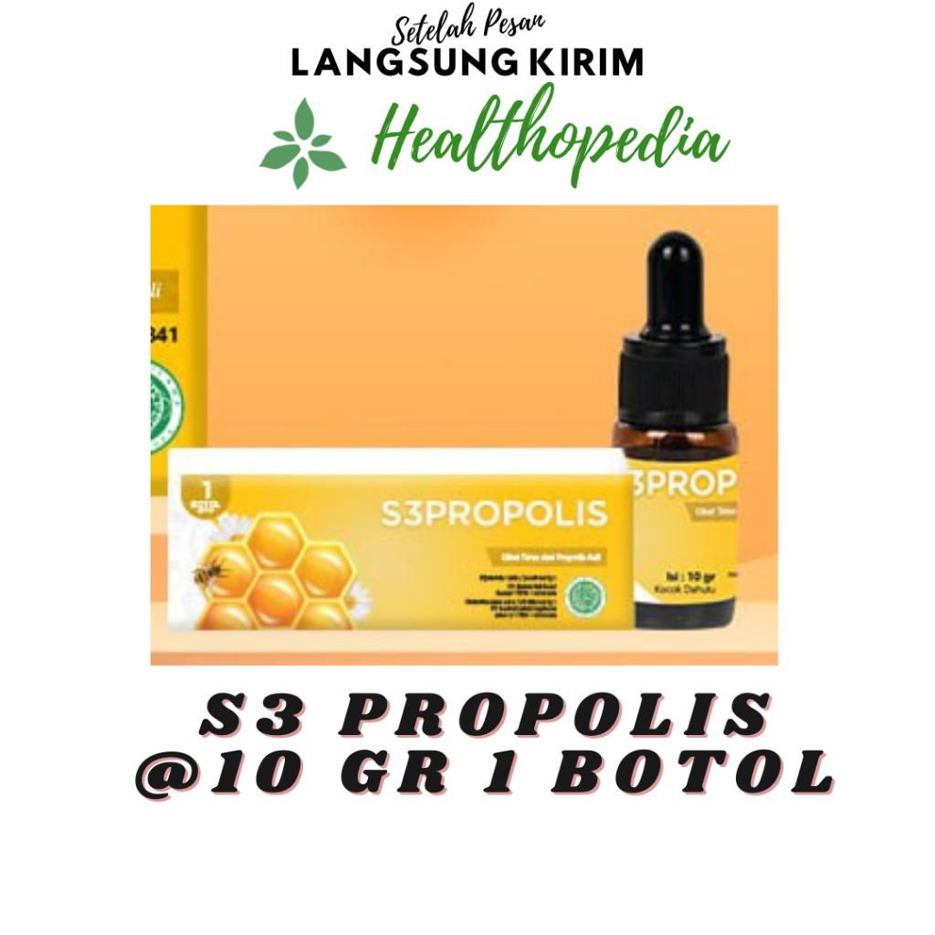 Jual S3 PROPOLIS 1 BOTOL @10ml Brazillian Green Propolis dengan Nano ...