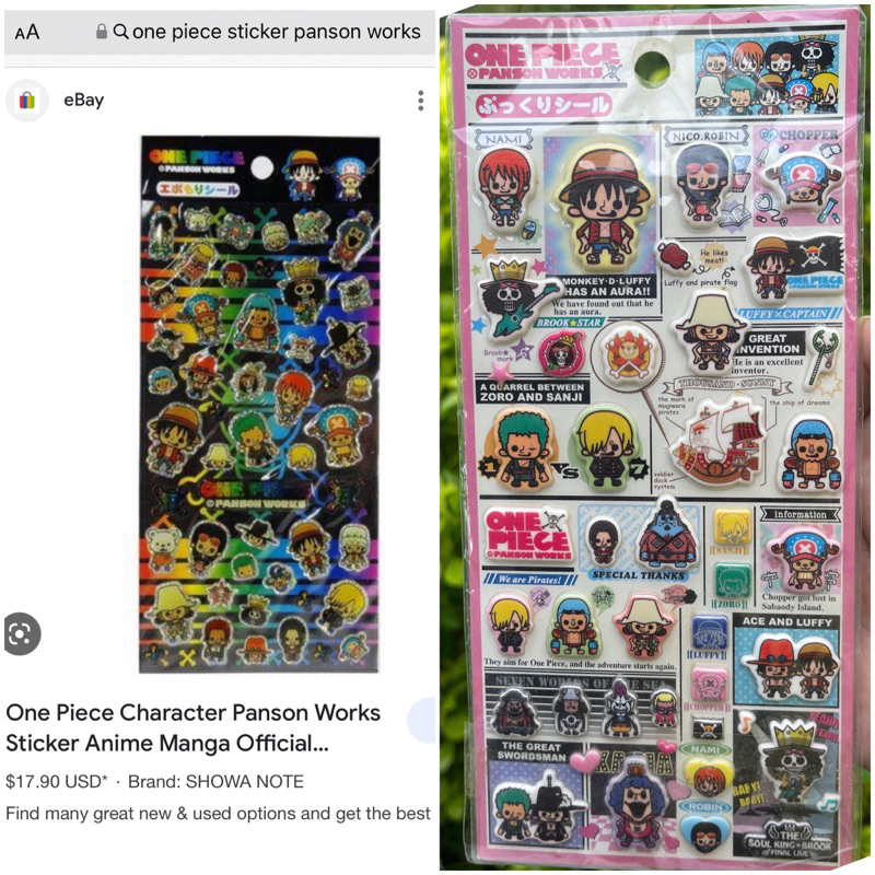 Jual Sticker One Piece Mugiwara Original Made in Japan | Shopee Indonesia