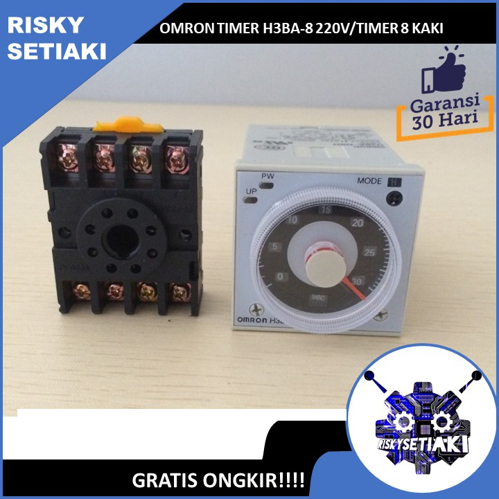 Jual OMRON TIMER H3BA-8 220V/TIMER 8 KAKI 220V + SOCKET | Shopee Indonesia Jual OMRON TIMER H3BA-8 220V/TIMER 8 KAKI 220V + SOCKET | Shopee Indonesia