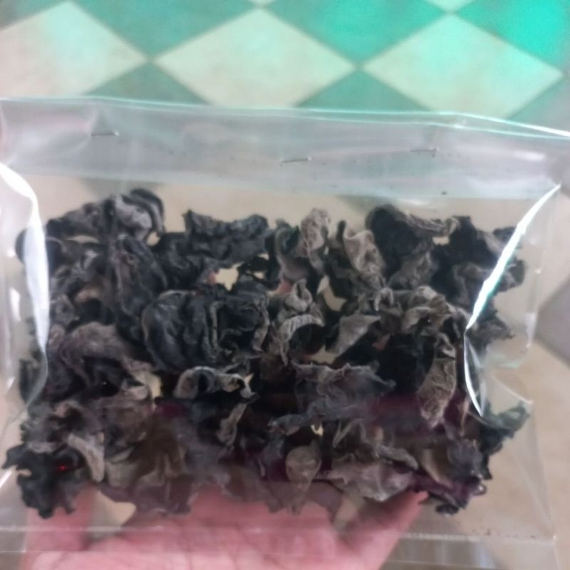 Jual Jamur Kuping Hitam / Bokni / Dried Black Fungus 50 gram | Shopee ...