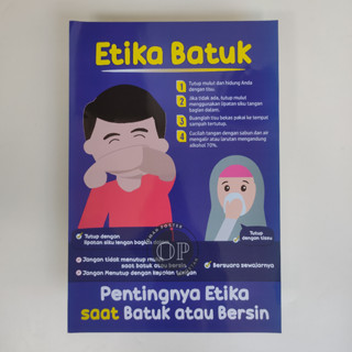 Jual Poster Etika Batuk dan Bersin - Poster Edukasi - Poster Batuk ...