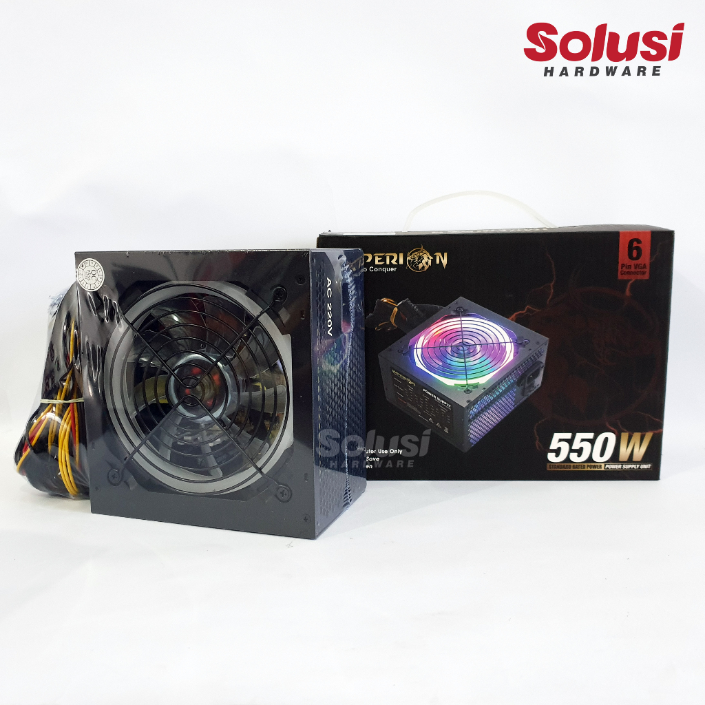 Jual Power Supply IMPERION 550 Watt RGB / PSU 550W ATX-550W | Shopee ...